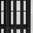 Yowos Bookcase, 4 Tier Rotating Bamboo Bookshelf 360° Spinning, Black ...