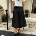 Mgmyaa Girls Solid Regular Fit Long Flowy A-Line Midi Skirt, Mid-Rise ...