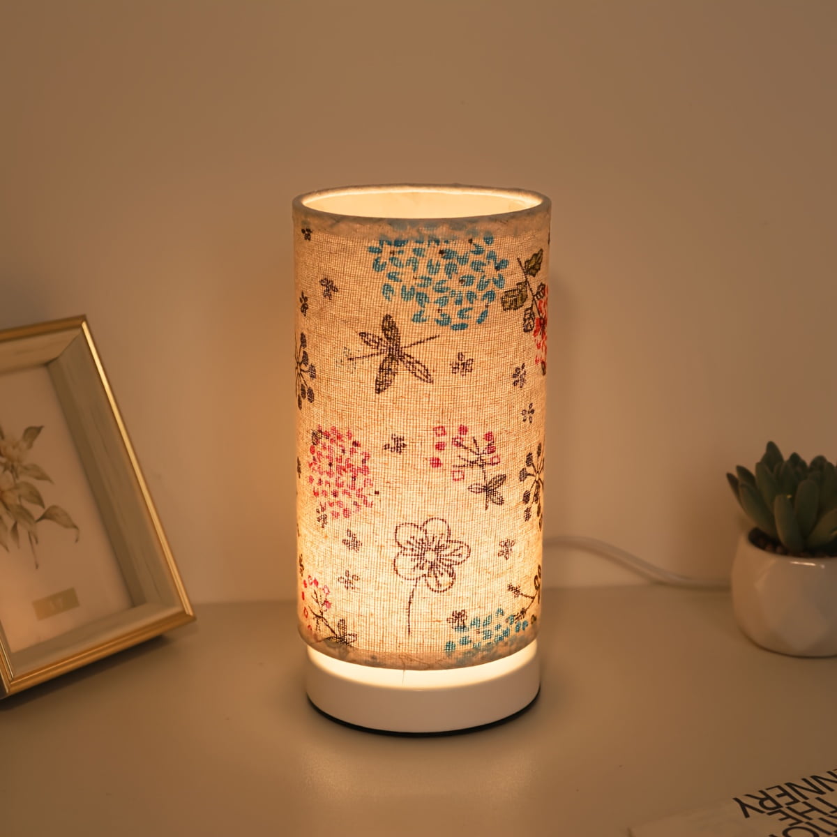 Click here for Unbranded 1pc Modern Nordic Floral Fabric Usb-Powe... prices