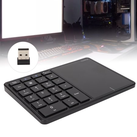 Numeric Keypad, 2 In 1 Keyboard Mouse Combo Number Pad Touchpad 22 Keys ...