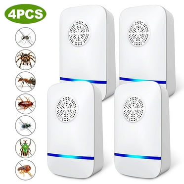 6 Pack Ultrasonic Electric Pest Repeller, Indoor Insect Device for ...