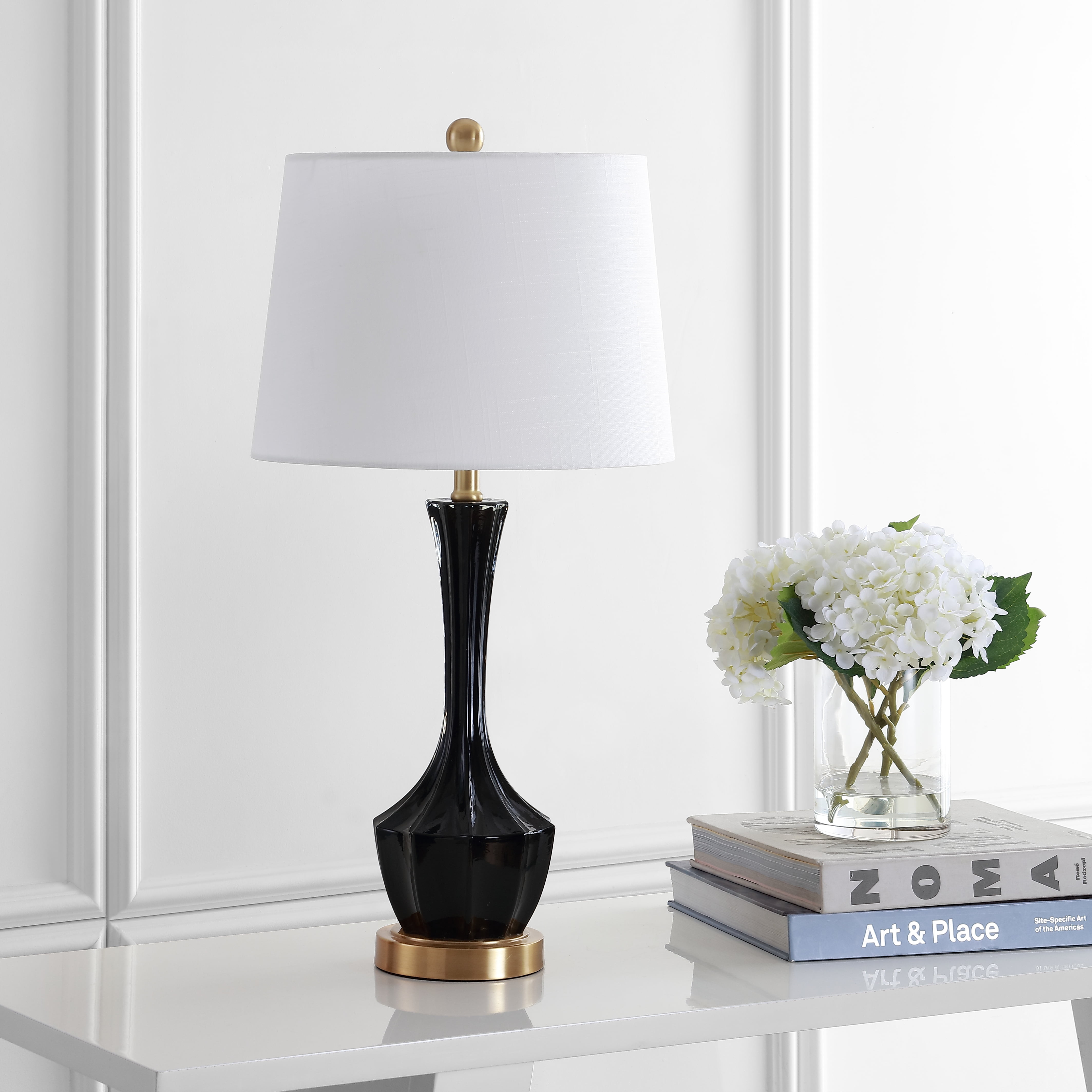 Safavieh Ronan Classic Solid 28 in. H Table Lamp, Black - Walmart.com