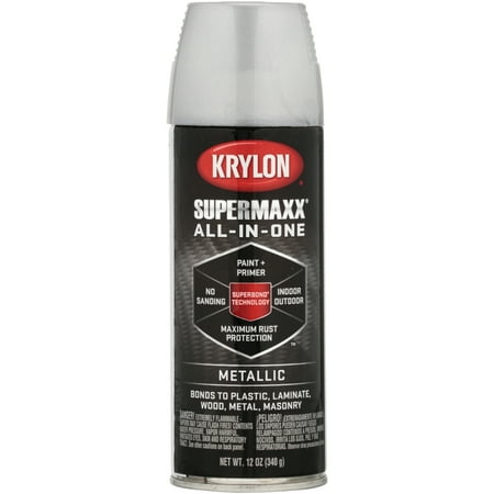 Krylon® SuperMaxx® Metallic Silver Spray Paint 12 oz. Can - Walmart.com