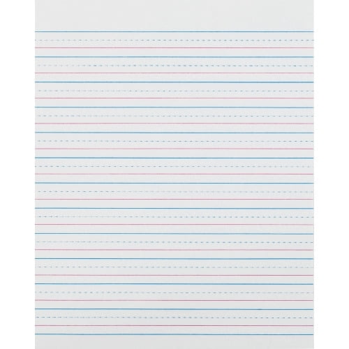 Zaner-Bloser Pacon Broken Midline Sulphite Paper 500 Sheets - 0.50 ...