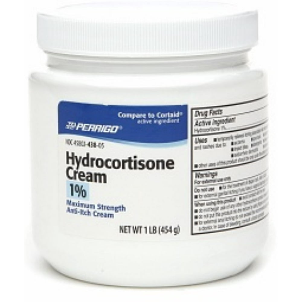 Perrigo Hydrocortisone Cream 1% Maximum Strength Anti-Itch Cream 1 lb ...