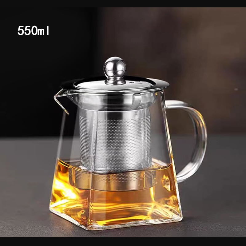Click here for Unbranded 550ml Heat-Resistant Glass Teapot With T... prices