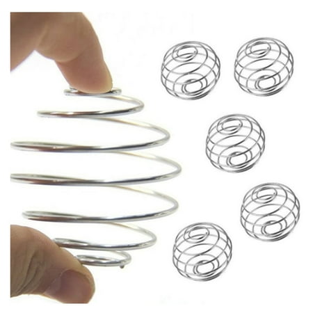 Stainless Steel Milk Shake Protein Blender Spring Round Ball Help Your ...