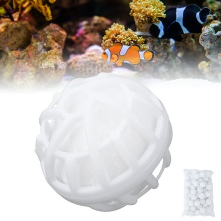 Henmomu 80PCS Aquarium Bio Ball Fish Tank Neutral Cotton Bio Balls ...