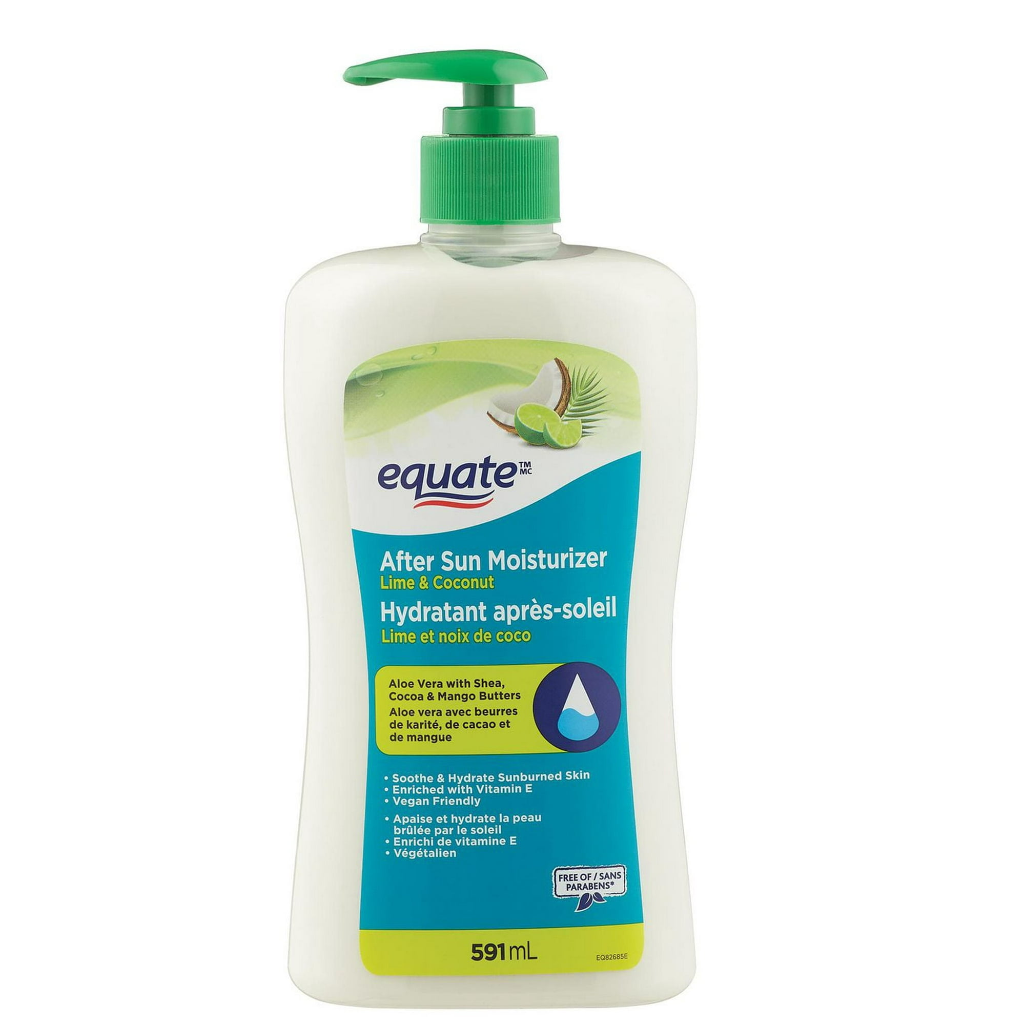 Click here for Equate After Sun Moisturizer - Lime Coconut 591ml prices