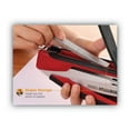 Inpower Spring-Powered Premium Desktop Stapler, 28-Sheet Capacity, Red ...