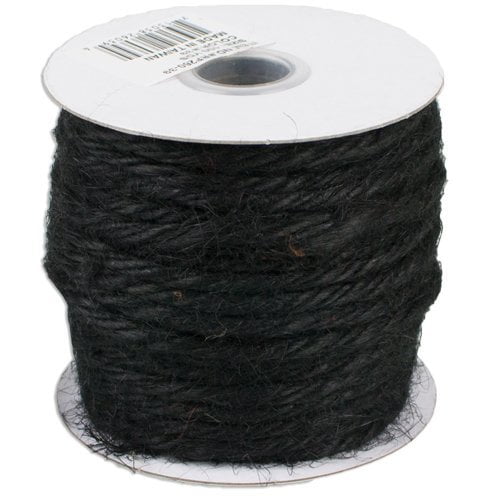 3.5"mm X 25 Yards Burlap Jute Rope Twine - Choose From 8 Colors (Black ...