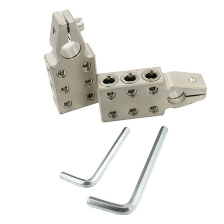 TOTMOX 2 Pieces 6x1/0 AWG Vehicle Battery Terminal Clamps Lead-Acid ...
