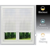 Redi Shade No Tools Original Light Filtering Pleated Paper Shade White ...