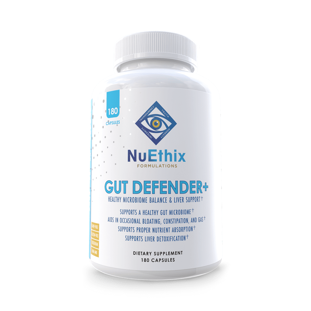 NuEthix Gut Defender+ Microbiome Balance Supplement, Amino Acids ...