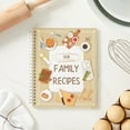Walmart Family Recipe Journal, DIY Blank Cookbook, Spiral Bound, 90 ...
