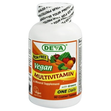 Deva Nutrition - Vegan Prenatal Multivitamin & Mineral One Daily - 90 ...