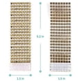 100pcs Two Tone Rhinestone Napkin Rings Gold Silver Crystal Beaded ...