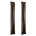 2 Pieces Rod Pocket Sheer Curtains Light Blocking for Bedroom and Patio ...