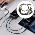 Fast Charging 6 In 1 USB C Game Charger Cord Wire Data Transmission ...