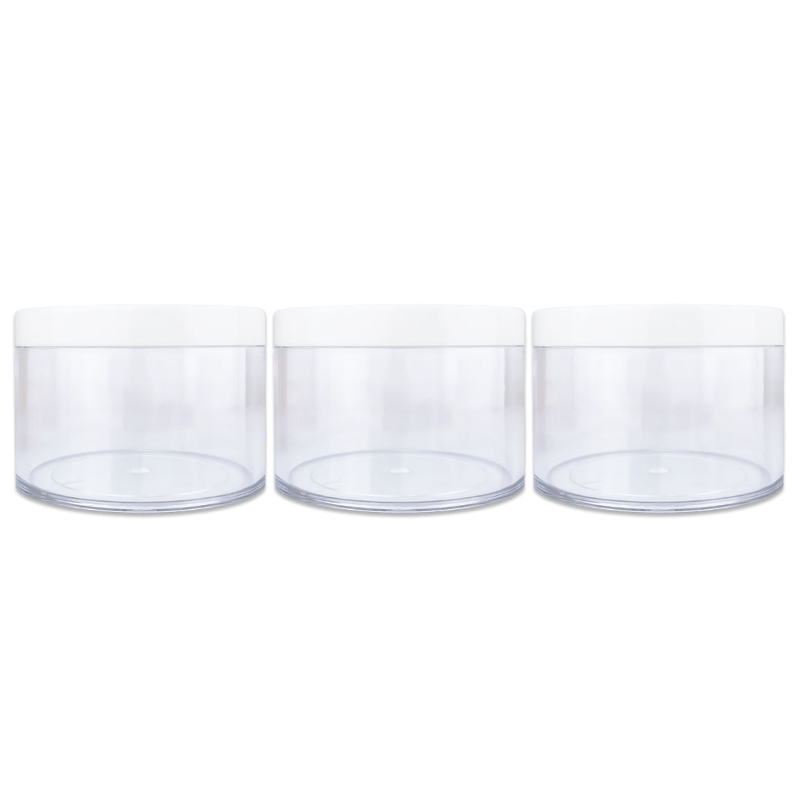 4oz/120g/120ml High Quality Acrylic Leak Proof Clear Container Jars ...