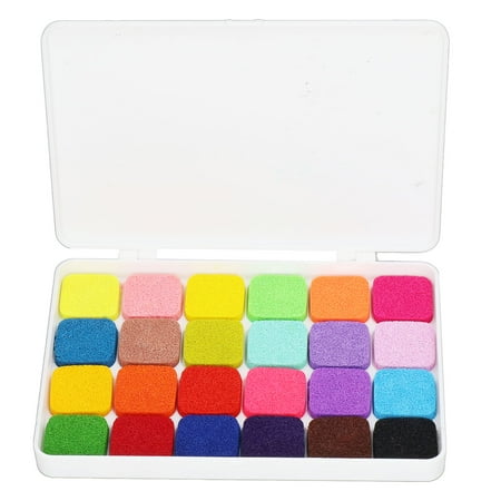 Finger Paint Pad, Easy Storage Washable 24 Colors Water Based Play With ...