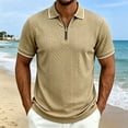 Men's Casual Shirts Short Sleeve Lightweight Top Fashion Textured ...