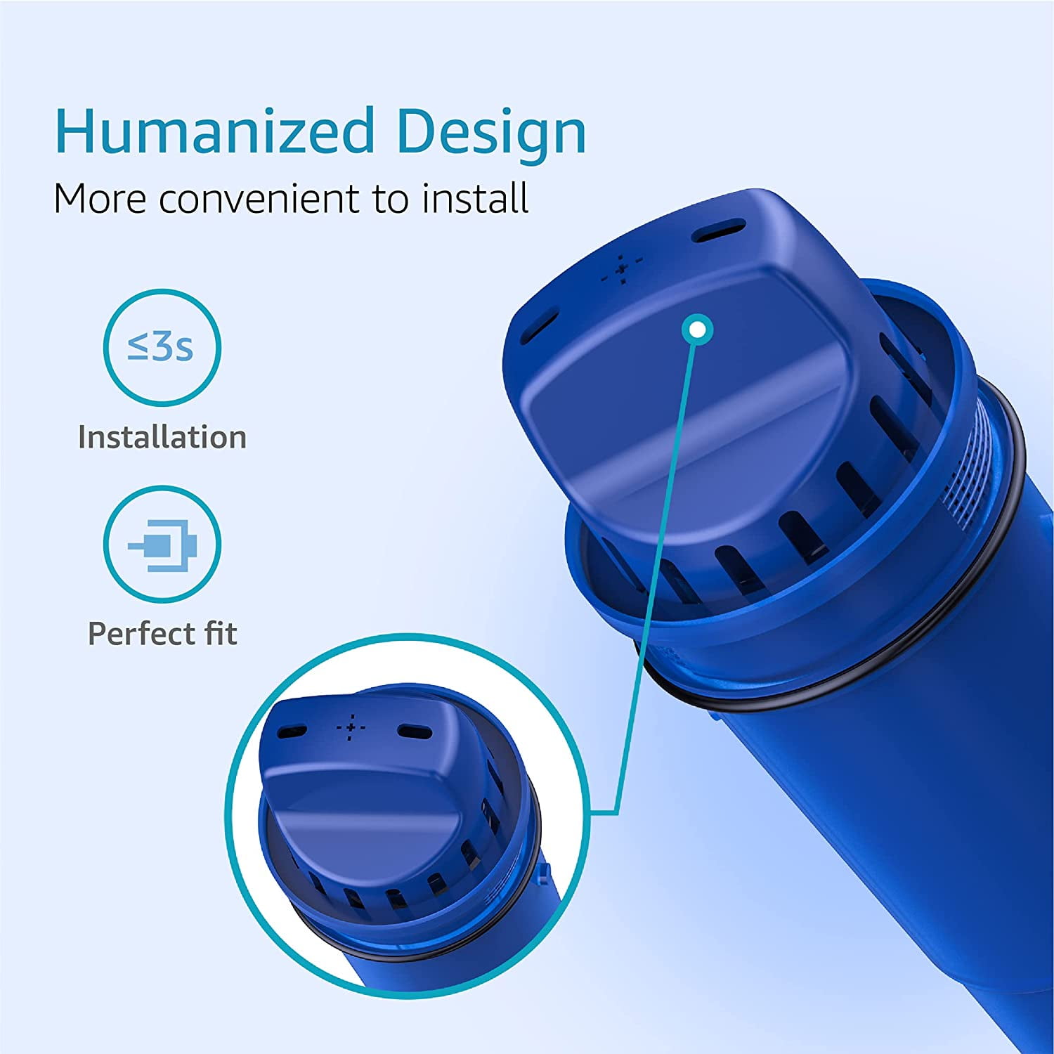 Buy 3 Pack)AQUA CREST Filter Replacement for Pur® Pitcher Water Filter ...