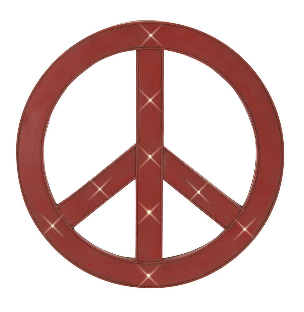 Uniquely Styled Metal Led Peace Sign - Walmart.com