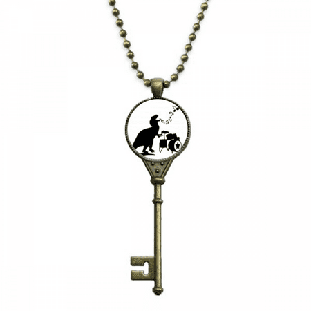 Drums Singing Music Beating Key Necklace Pendant Tray Embellished Chain ...