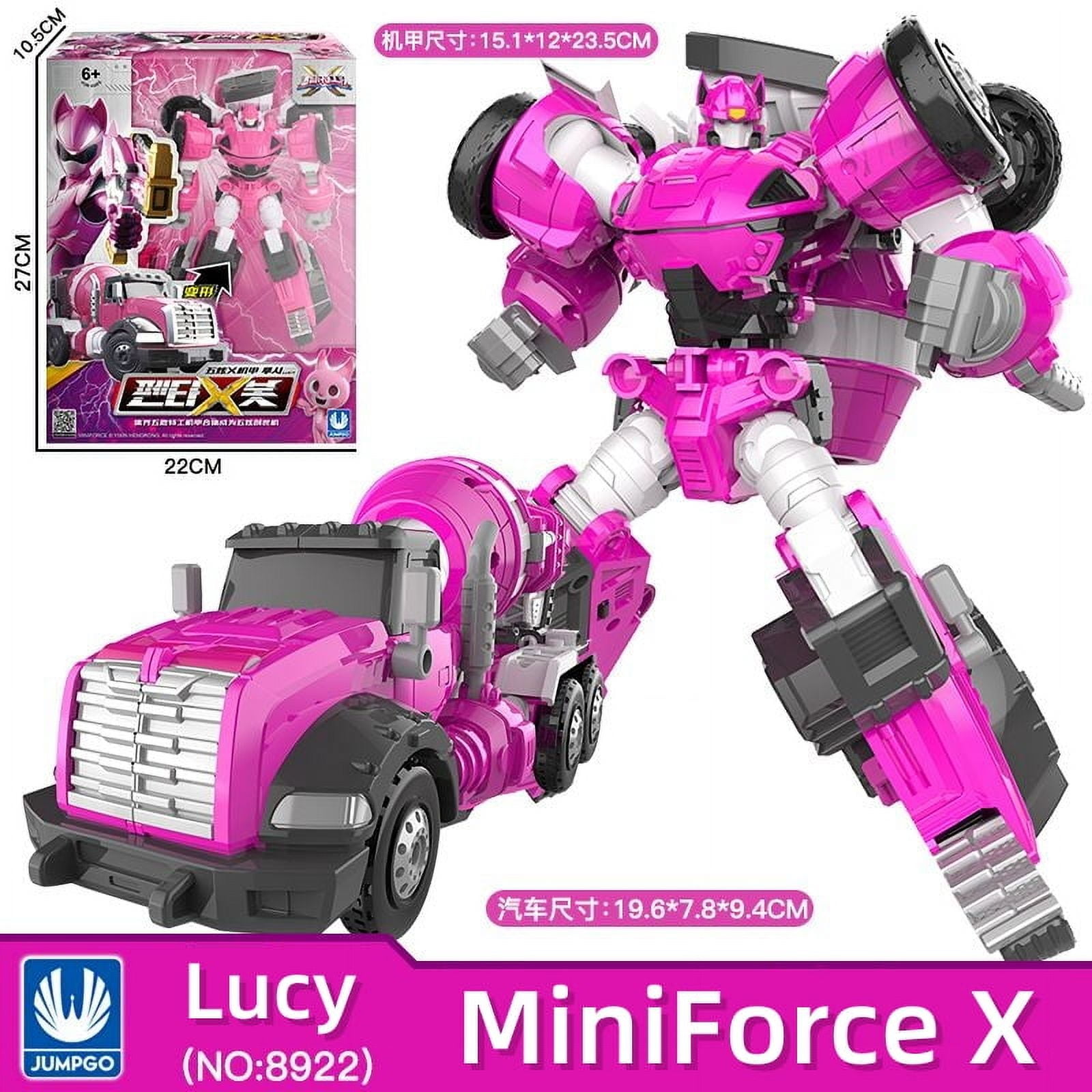 MiniForce X Leo Mini Force Ray Volt Lucy transformable Robot Car Toy ...