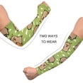 Capybara Pumpkin Cloud Pattern UV Protection Cooling Arm Sleeves ...