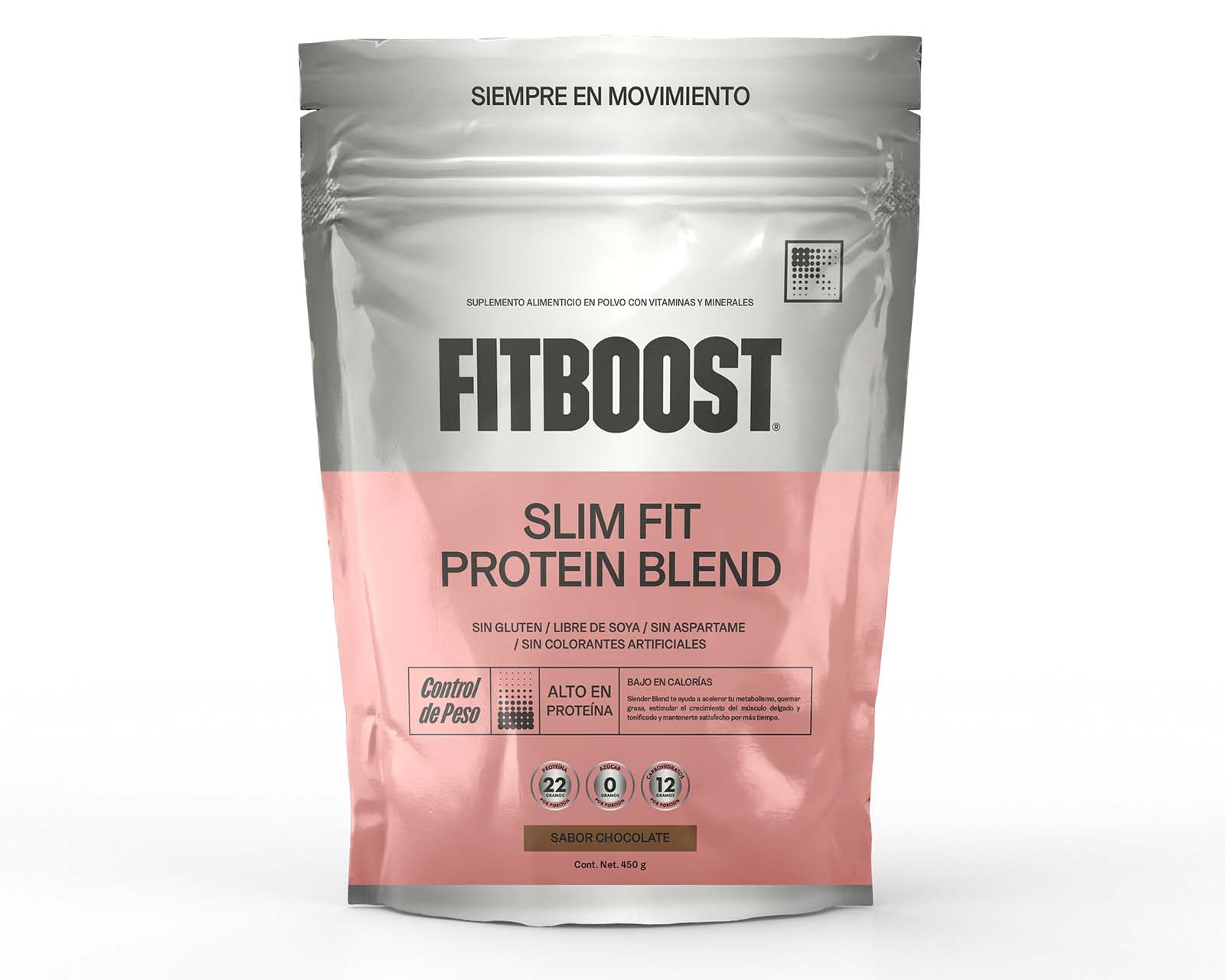 FITBOOST SLIM FIT CHOCOLATE 450G FITBOOST FITSB450 | Walmart en línea