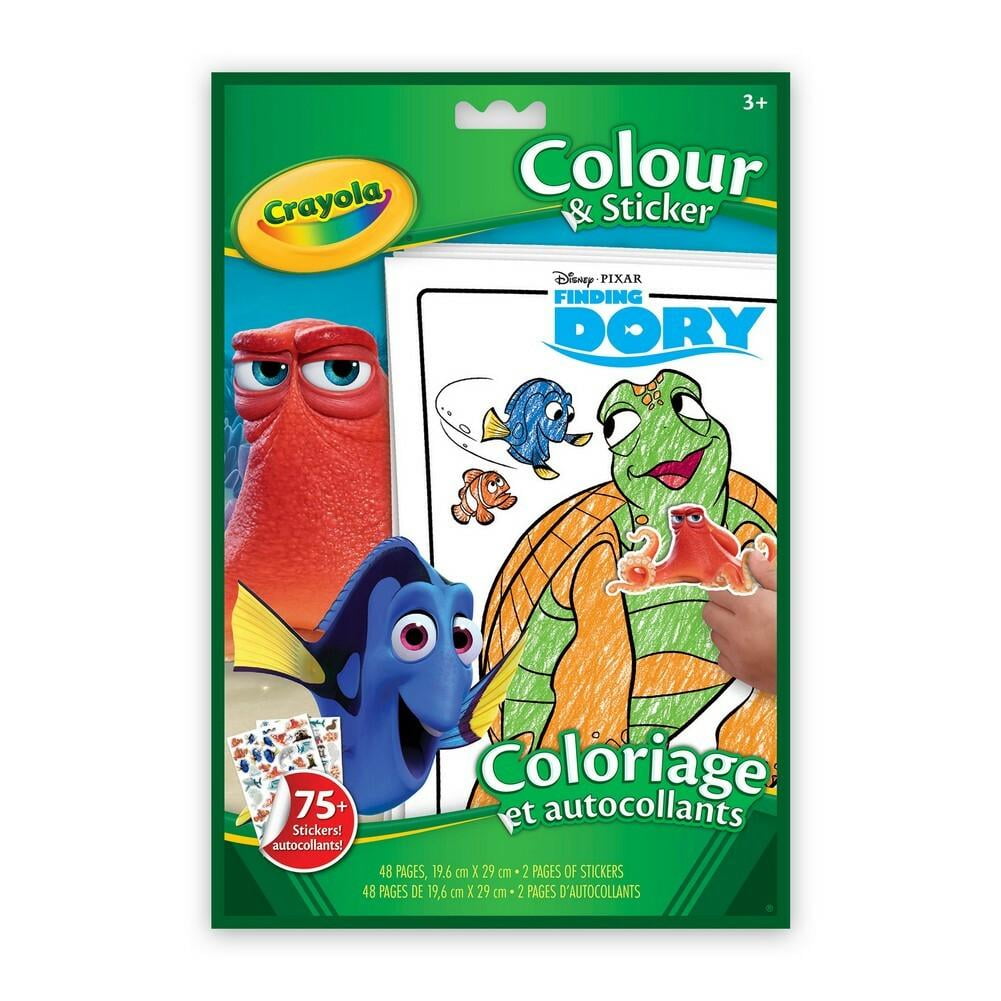 Crayola Finding Dory Colour & Sticker - Walmart.com