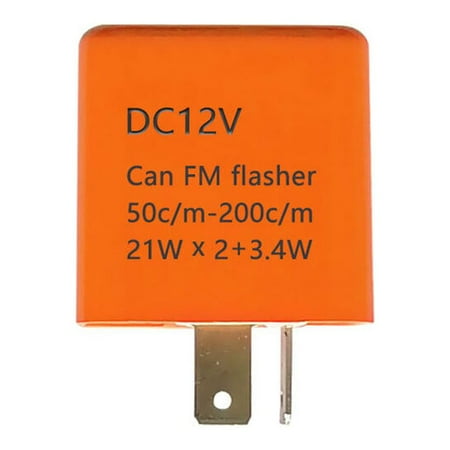 Universal Flasher Relay, Motorcycle Flasher Flasher Speedometer 2 Pin ...