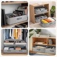 2-Pack Trapezoid Fabric Storage Bins, Foldable Closet Organizers with ...