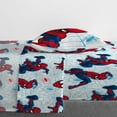 Marvel Spiderman Webtastic 5 Piece Twin Bed Set, 100% Microfiber, Blue ...
