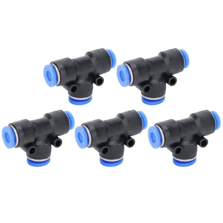 Peahefy 3‑Way Pneumatic Connector,50Pcs 3‑Way Pneumatic Connector Quick ...