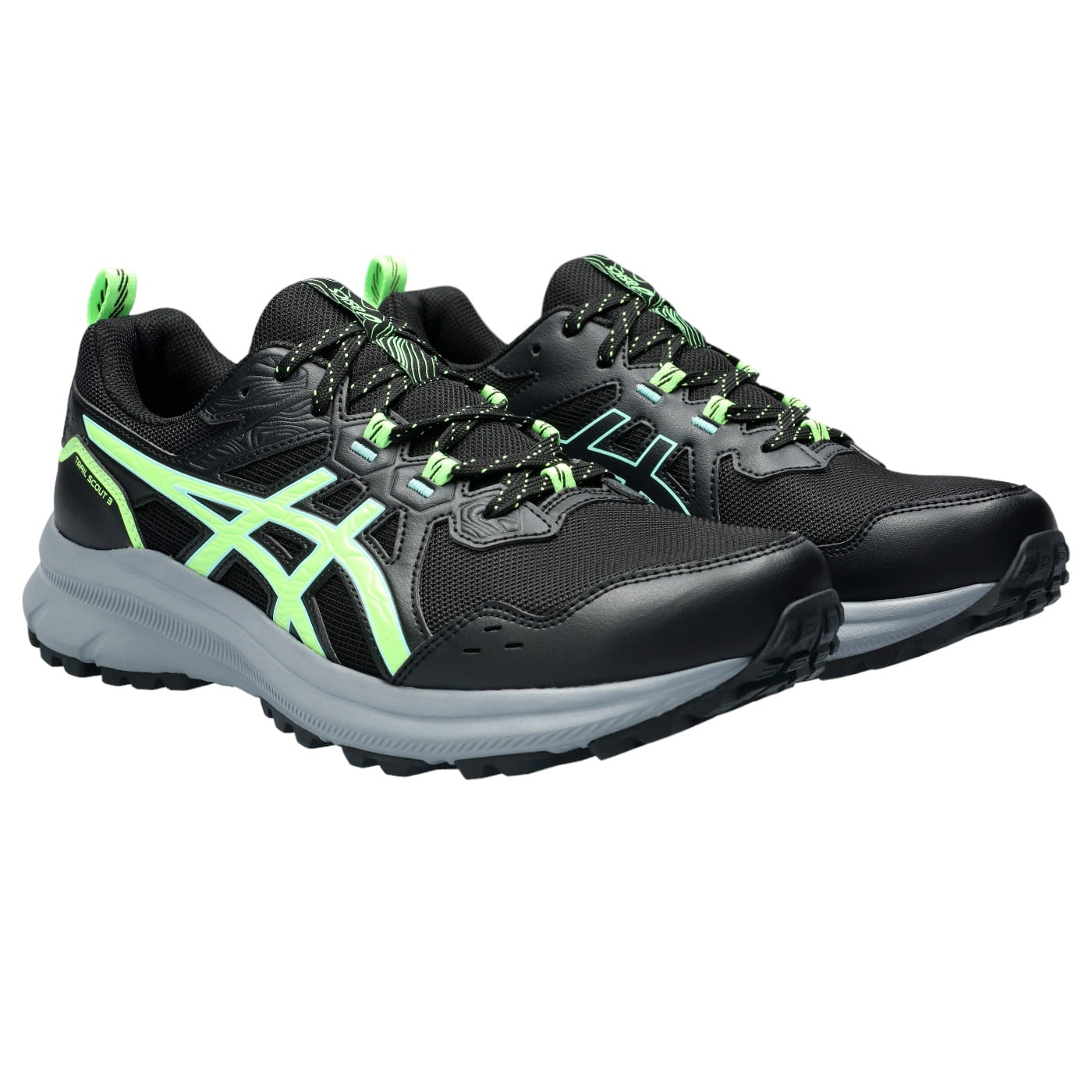 Tenis ASICS Trail Scout Color Negro Para Hombre Modelo 1011B700003 ...