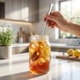 7.9" 18/10 Stainless Steel Long Handle Iced Tea Spoons, Cocktail ...