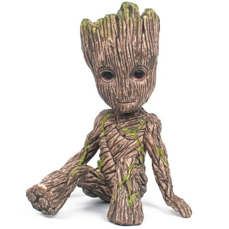 Guardians Of The Galaxy Sitting Mini Groot Baby Tree Figure Toy ...