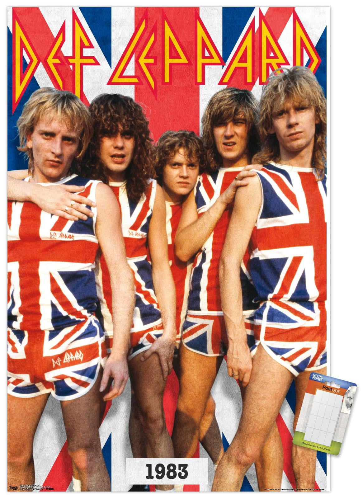 Def Leppard - Union Jack Wall Poster, 22.375" x 34" - Walmart.com