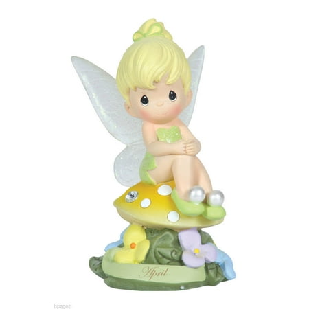 Precious Moments Disney Tinkerbell April Diamond Birthstone Figurine ...