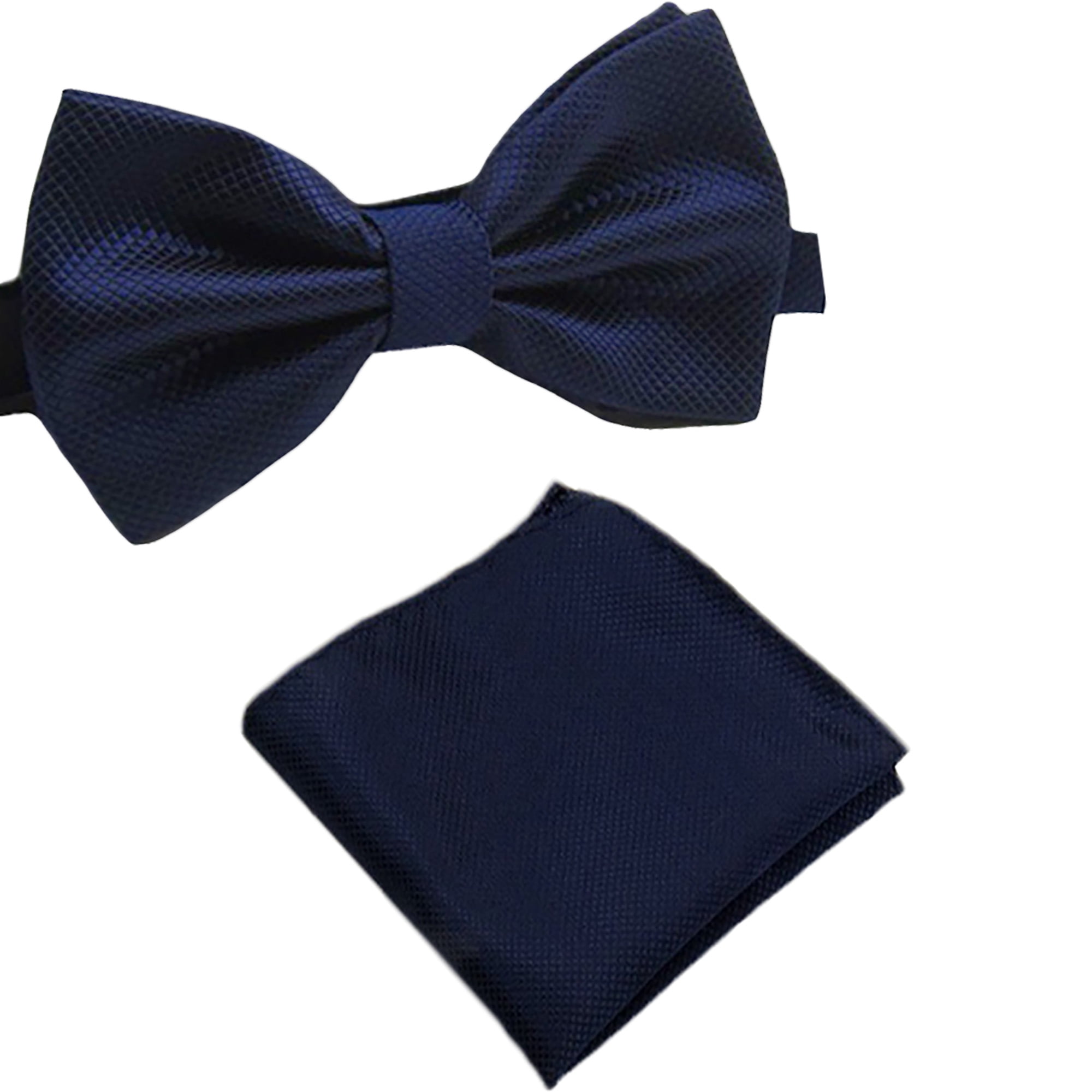 Mens Matching Bow Tie and Handkerchief Set - Walmart.com