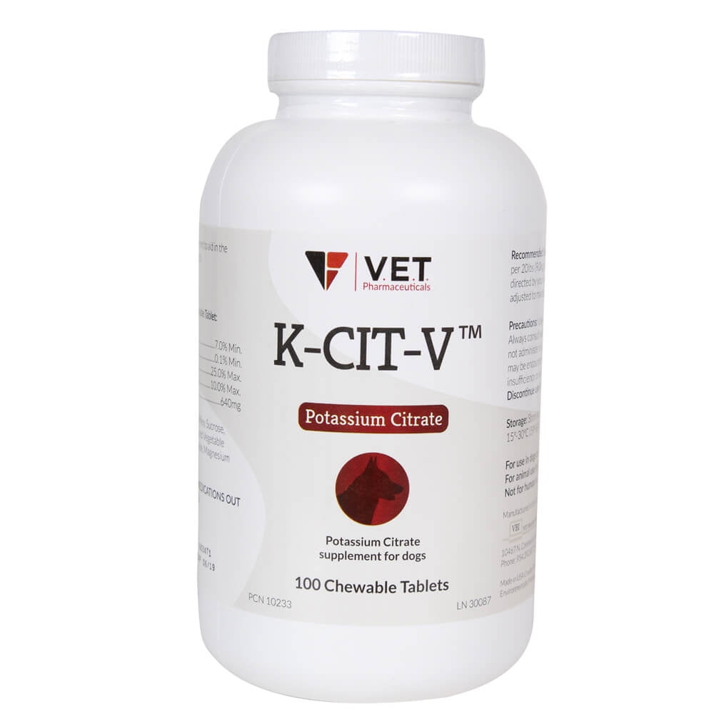 K-CIT-V Potassium Citrate, 100 Chewable Tablets - Walmart.com