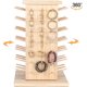 New brothread 84 Spools 360° Fully Rotating Wooden Thread Rack/Thread ...