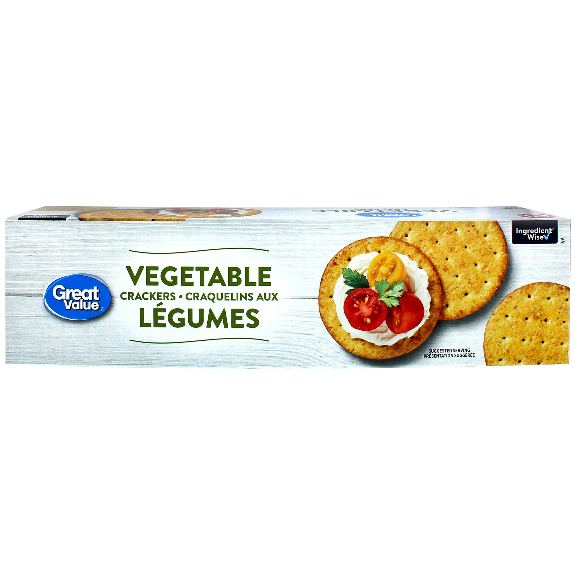 Click here for Great Value Vegetable Crackers prices
