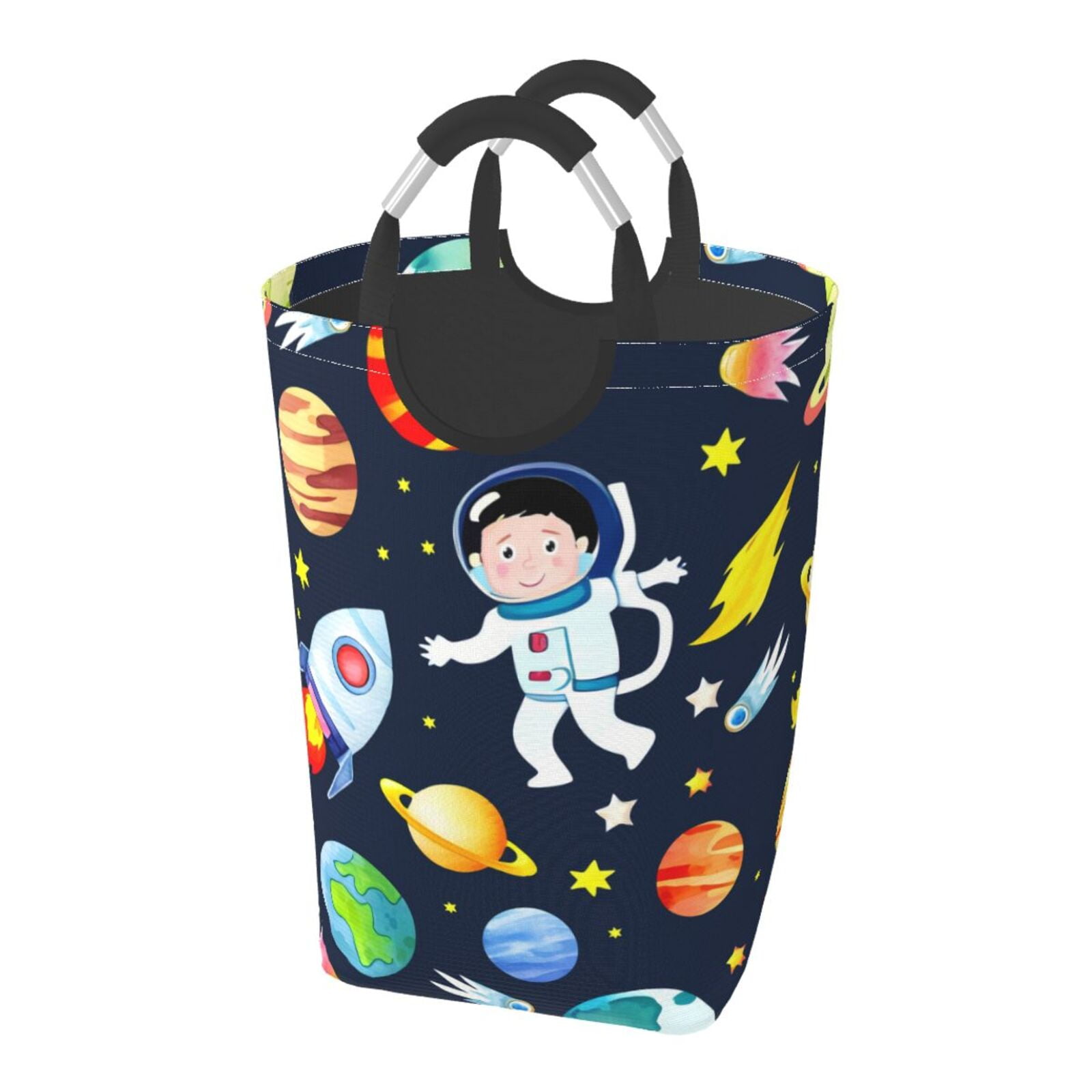 XMXY Space Rocket Astronaut Rectangular Laundry Basket Organizer ...