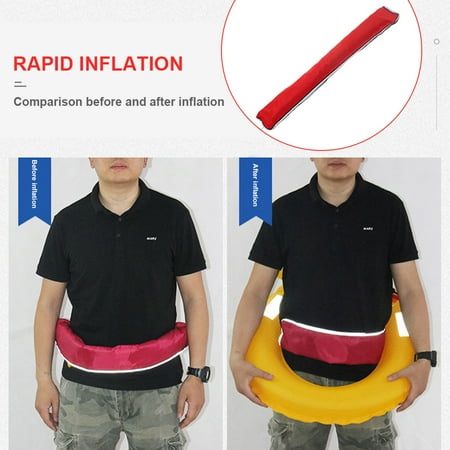 Life Jacket Belt Manual Inflatable Adjustable Buckle Large Buoyancy ...