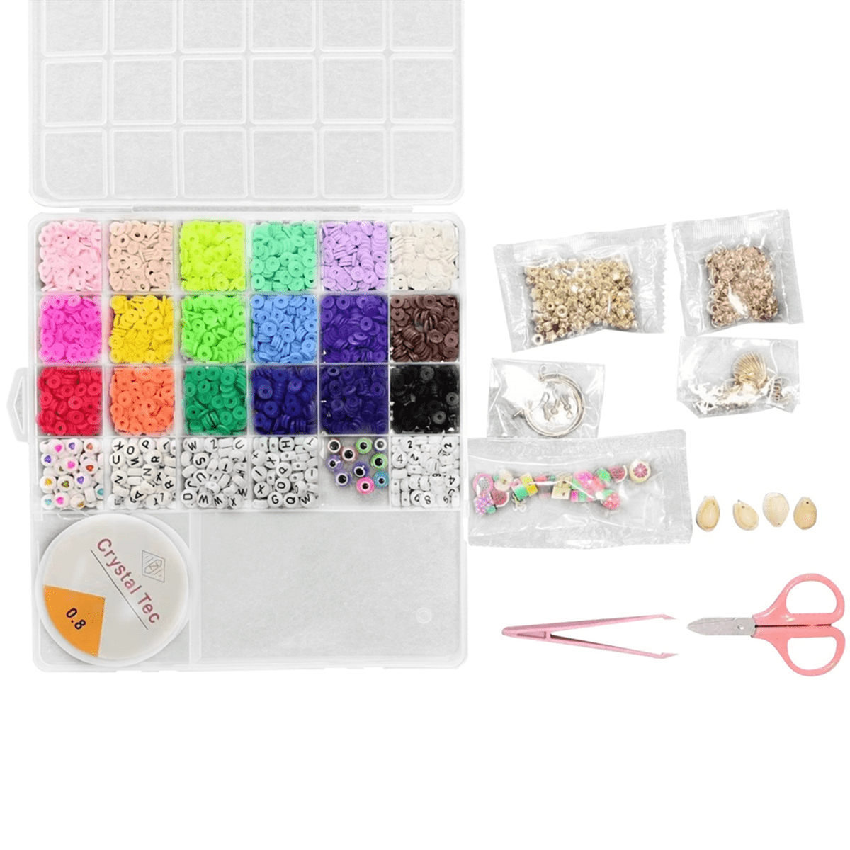 Click here for Unbranded Clay Beads Bracelet Making Kit For Begin... prices