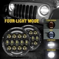 For Hummer H2 H3T 06-10 7" INCH Halo LED Headlight DRL & 4" Fog Lights ...